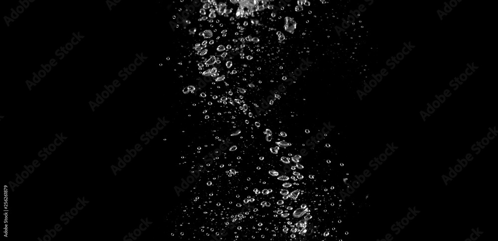 Blurry images of soda liquid water bubbles or carbonate drink or oil shape or beer fizzing or ...