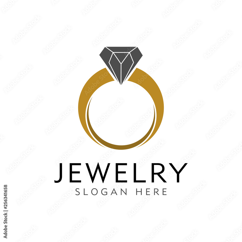 jewelry logo design vector Stock Vector | Adobe Stock