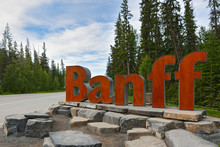 Banff Town Sign Free Stock Photo - Public Domain Pictures