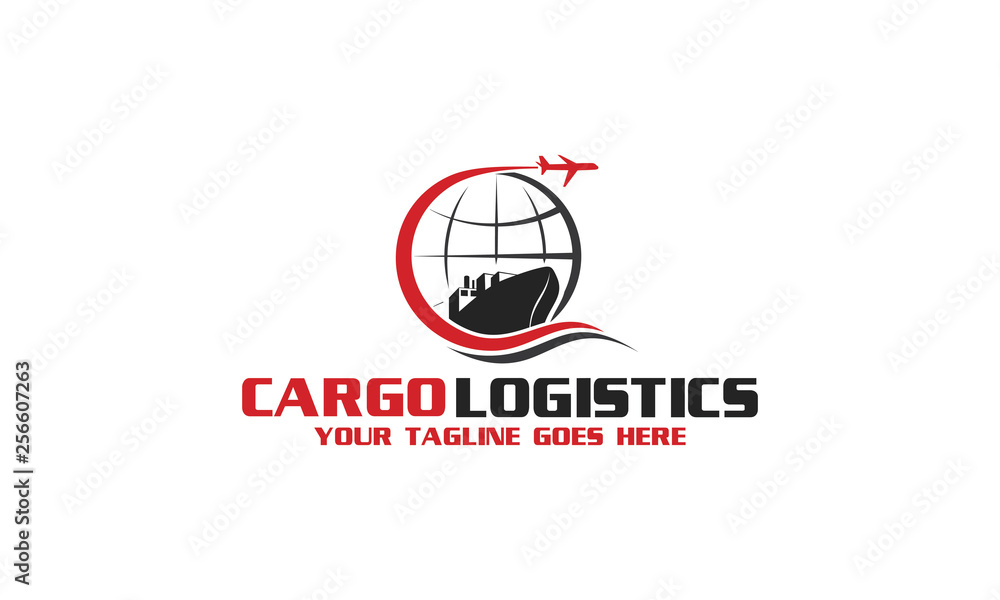 Cargo Logistics Logo Stock Vector | Adobe Stock