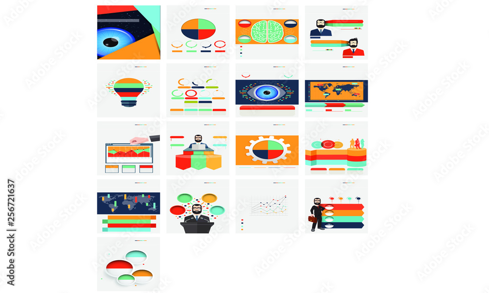 Circular Options Infographic Numbered Circular Infographic Layout ...