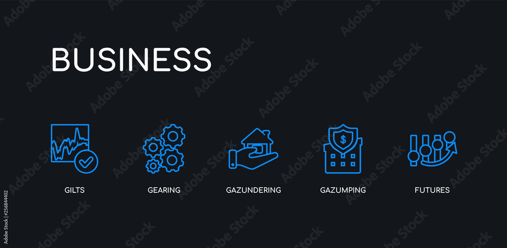 5 outline stroke blue futures, gazumping, gazundering, gearing, gilts ...