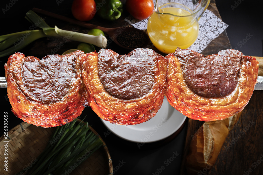 Picanha, traditional Brazilian beef cut Stock Photo | Adobe Stock