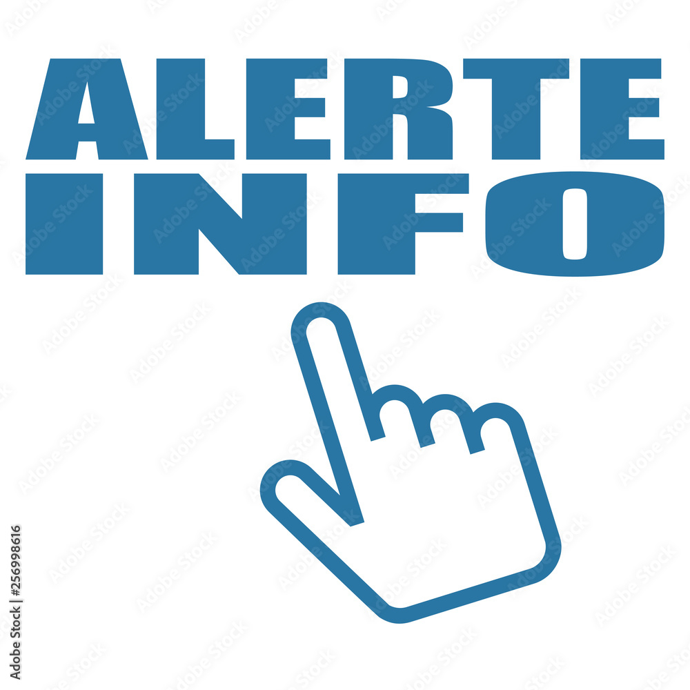Logo alerte info. Stock Vector | Adobe Stock
