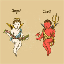 Angel Devil Free Stock Photo - Public Domain Pictures