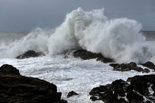 Waves Crashing Over Rocks Free Stock Photo - Public Domain Pictures