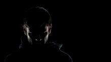 Man With Half Face On Shadow Free Stock Photo - Public Domain Pictures