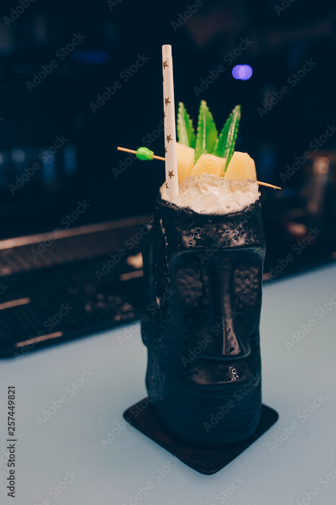 Sweet Famous juicy Pina Colada with ananas Pineapple slice Author ...