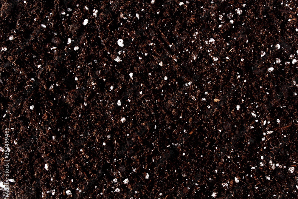 organic potting soil texture background top view Stock Photo | Adobe Stock