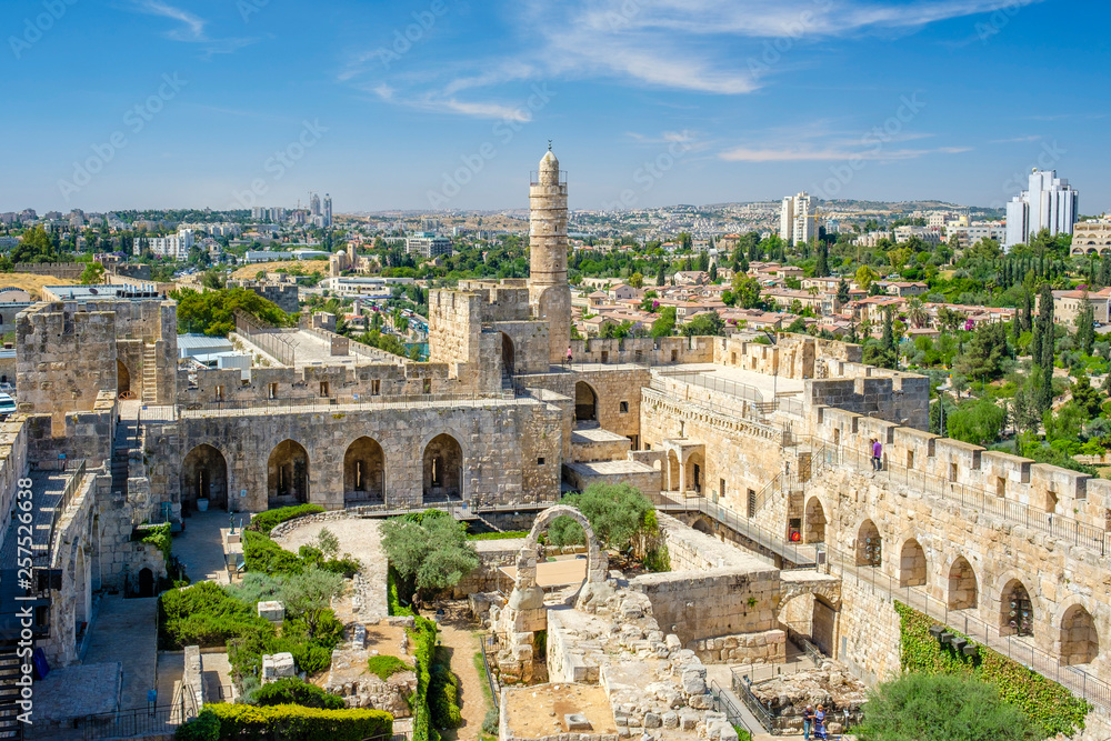 Tower of David, also known as the Jerusalem Citadel, Jerusalem, Israel ...