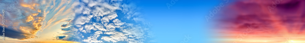 sky color abstract colorful seamless panorama background light ...