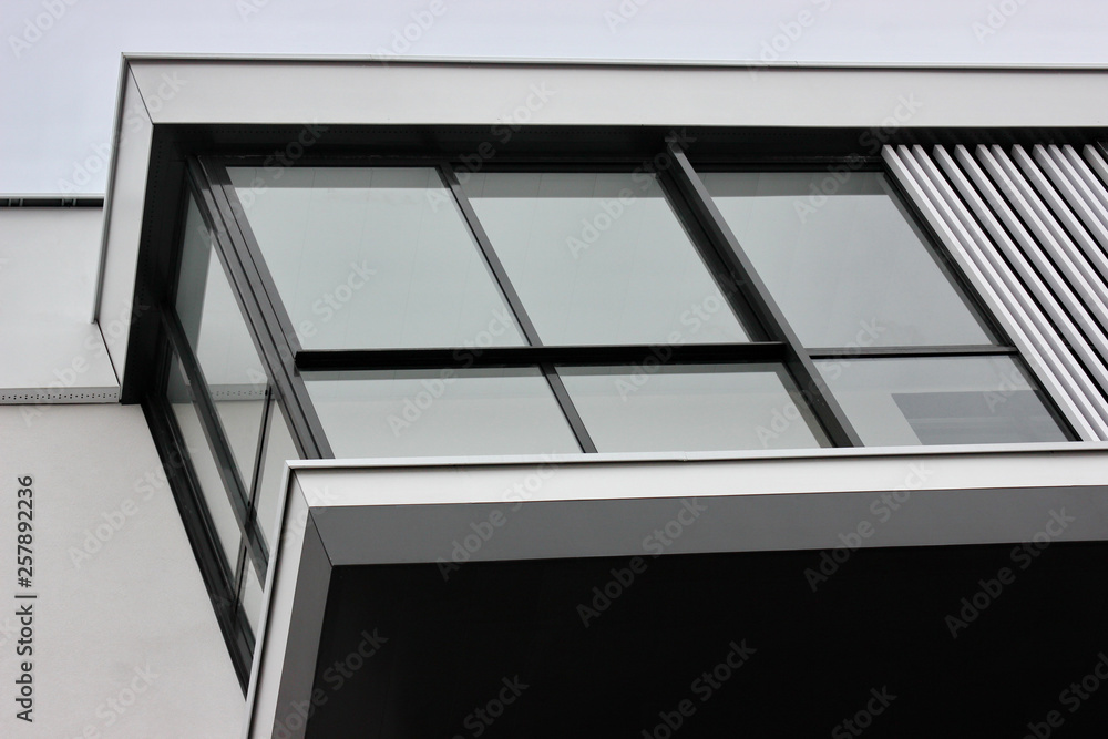 construction of modern residential buildings. the combination of ...