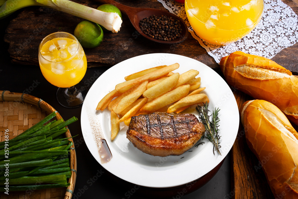 Picanha, traditional Brazilian beef cut Stock Photo | Adobe Stock