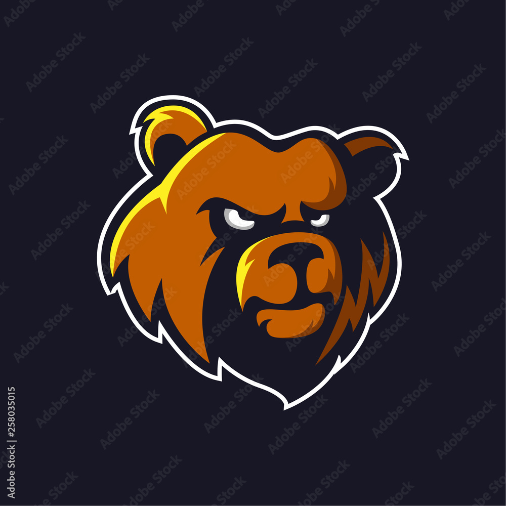Bear logo mascot vector can be downloaded in vector format for ...