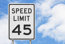 Speed Limit 45 Free Stock Photo - Public Domain Pictures
