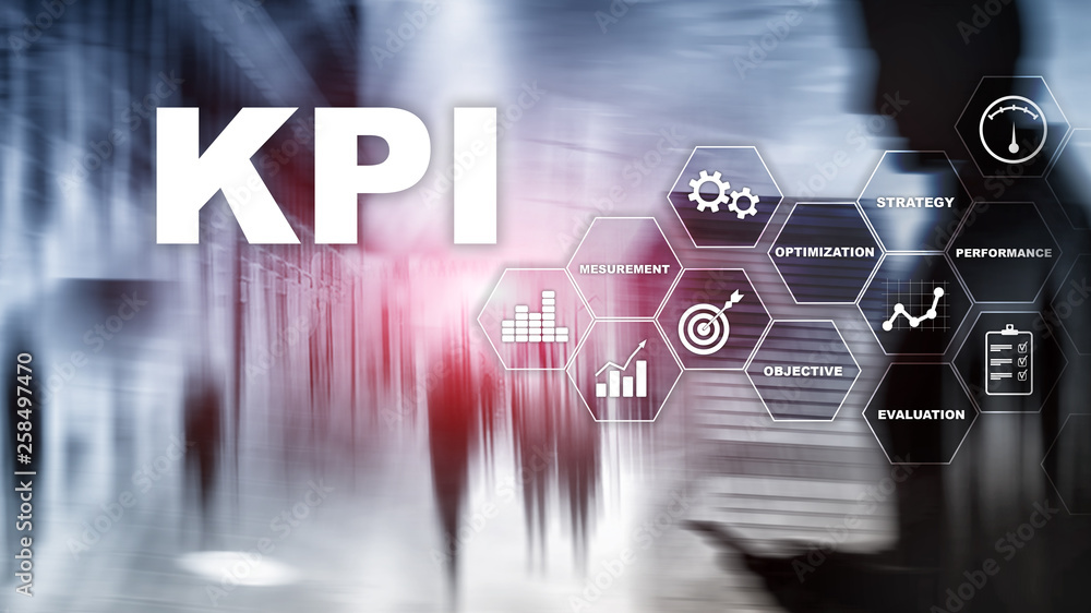 KPI - Key Performance Indicator. Business and technology concept ...