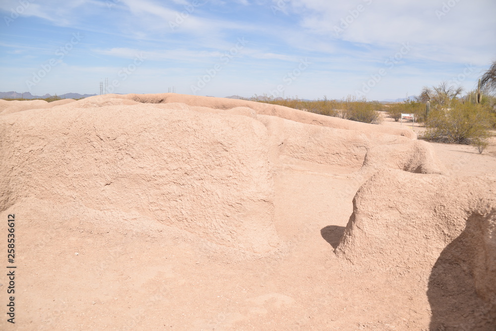 Coolidge, AZ., U.S.A., Jan. 30, 2018. Casa Grande Ruins National ...