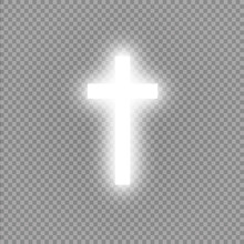 Backlit Glowing Cross Free Stock Photo - Public Domain Pictures