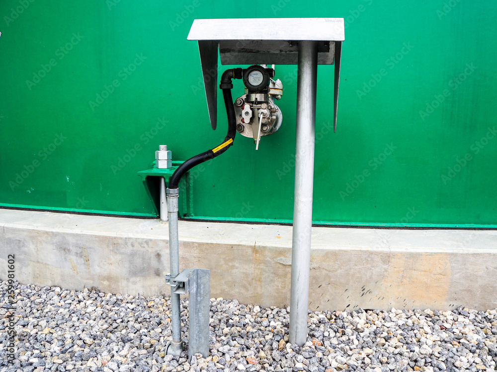Level transmitter by pressure transmitter type was installed in power ...
