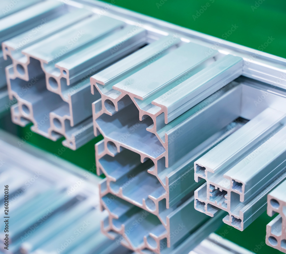 Cross sections of extruded aluminium or aluminum channels for use in ...