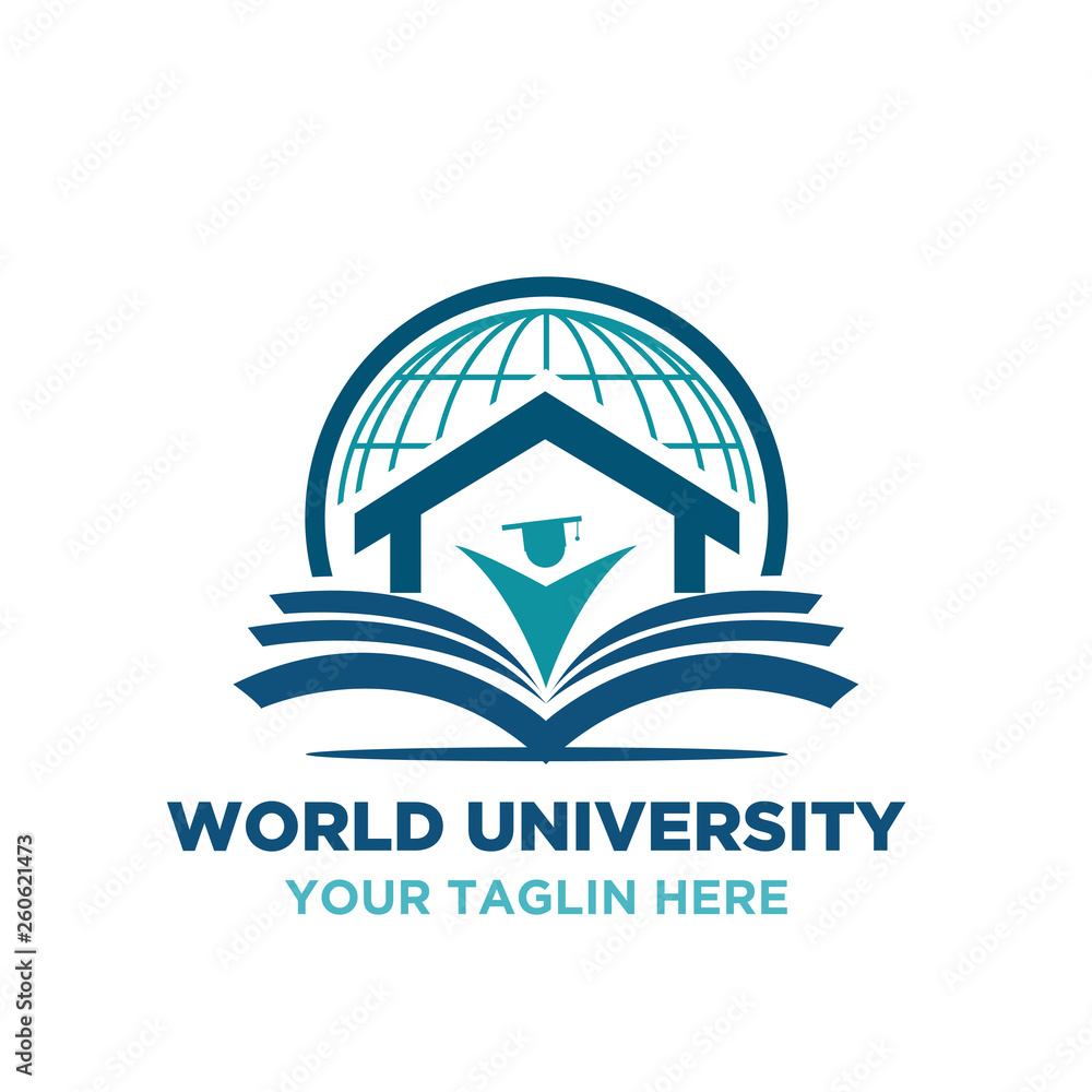 world university logo designs Stock Vector | Adobe Stock