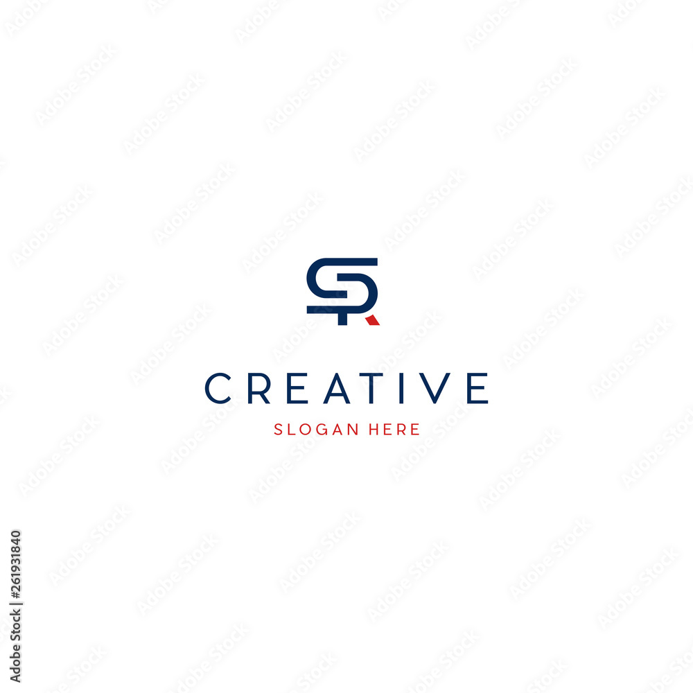 Letter SPR Creative Logo Design Template, SPR abstract vector logo ...