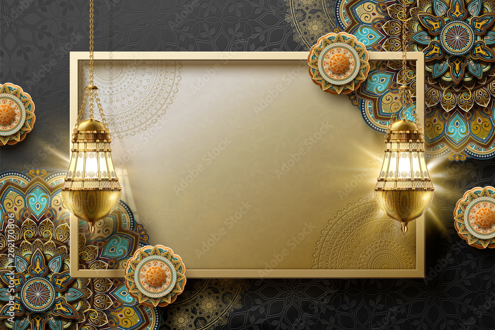 Islamic art background Stock Vector | Adobe Stock