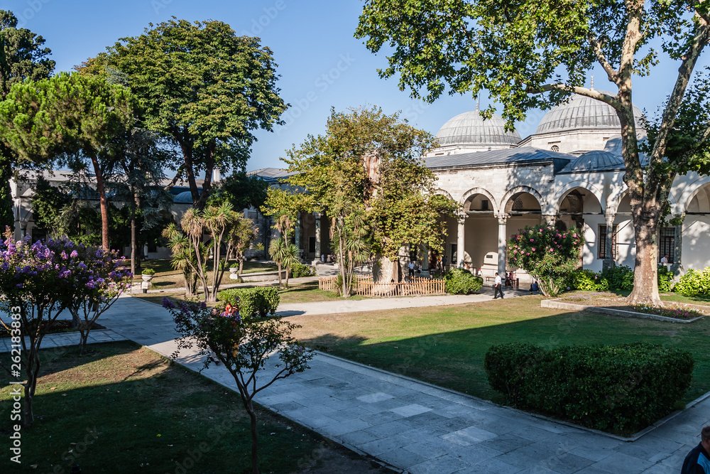 The Conqueror's Pavilion (Fatih Köşkü) houses the Imperial Treasury, Topkapi Palace Museum ...