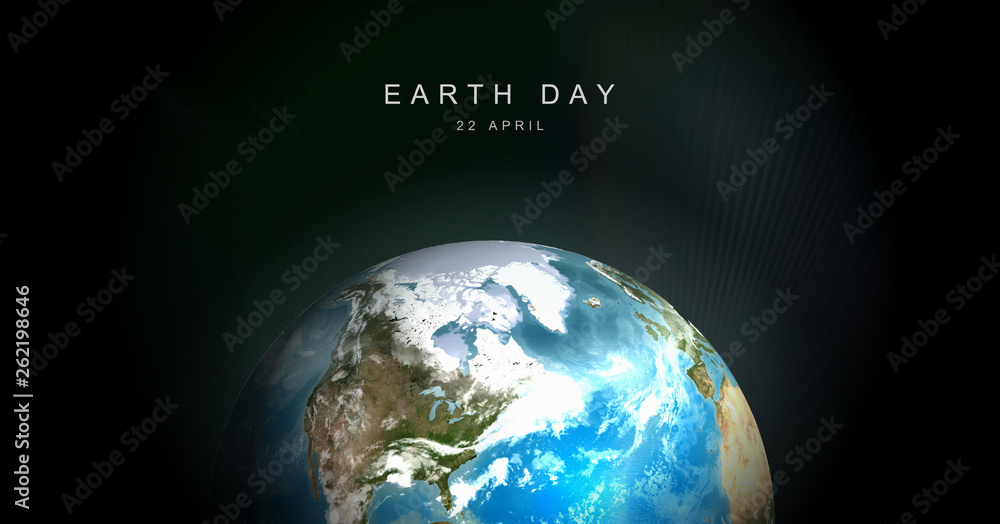 The earth day backgrpund concept.Texture map courtesy of NASA. Stock ...