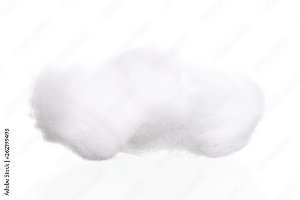 Cotton wool isolate on white background Stock Photo | Adobe Stock