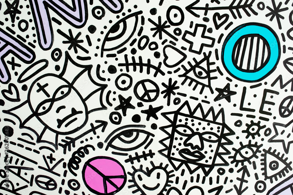 texture background pattern symbols Stock Photo | Adobe Stock