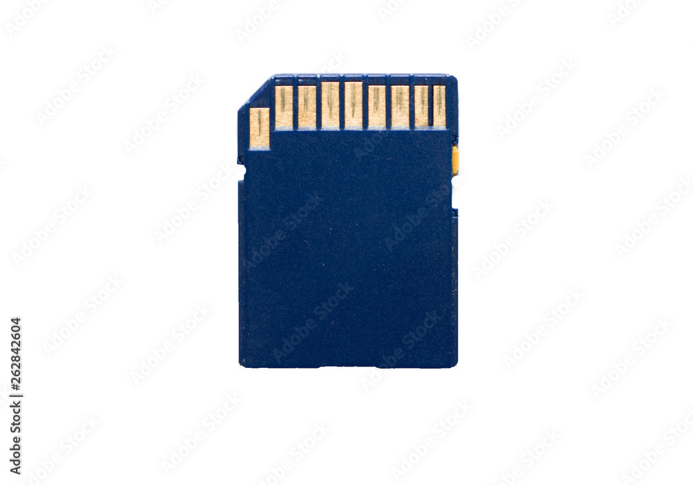 memory card isolated on white background Stock Photo | Adobe Stock