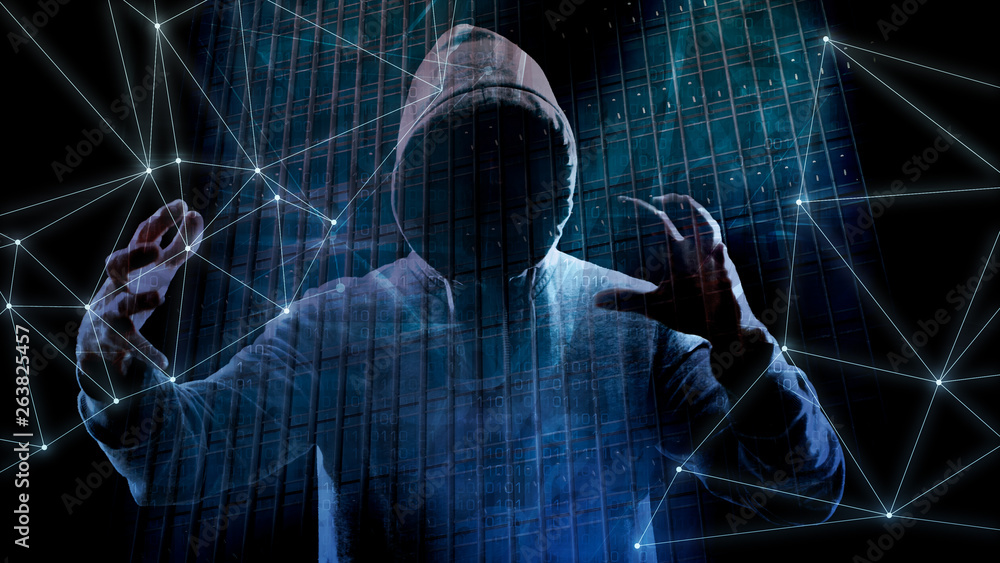 Programming software symbol, programming system numbers design, algorithm symbol concept Stock ...