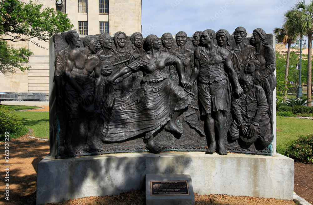 Congo Square Monument of Sklavery Stock Photo | Adobe Stock