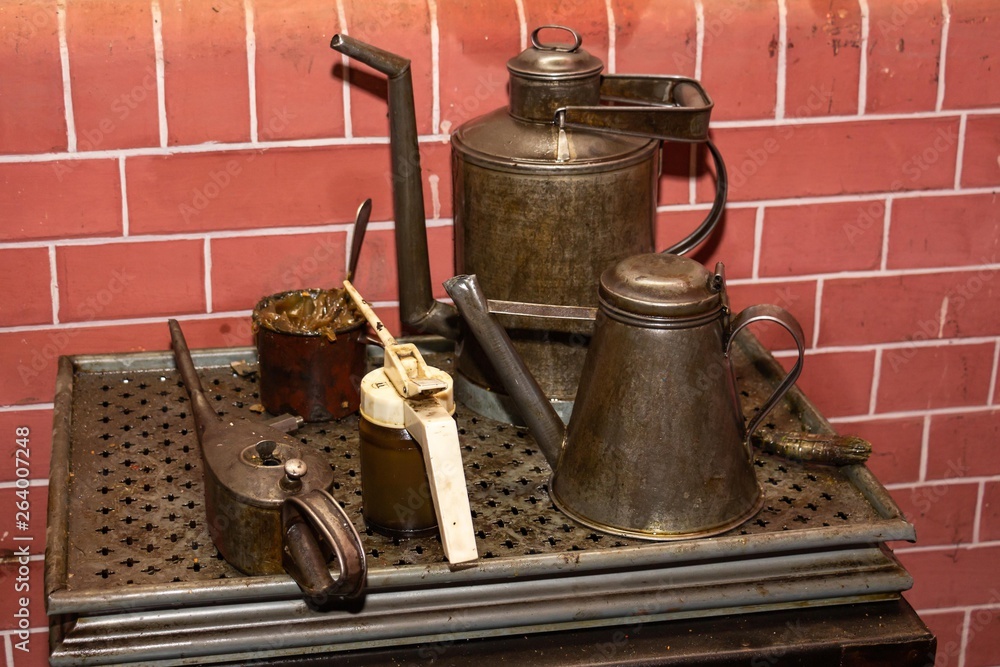 Means for lubricating the moving parts of hydroturbines, that drive ...