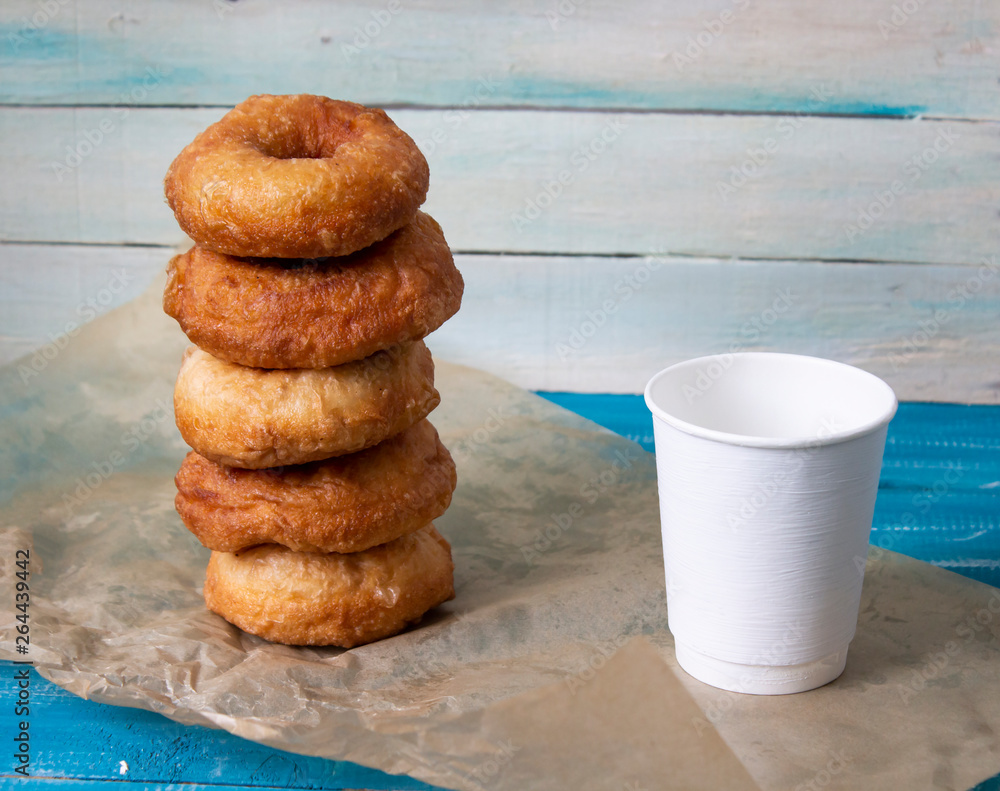 donut, donut classic, donut according to an old recipe, Ukrainian ...