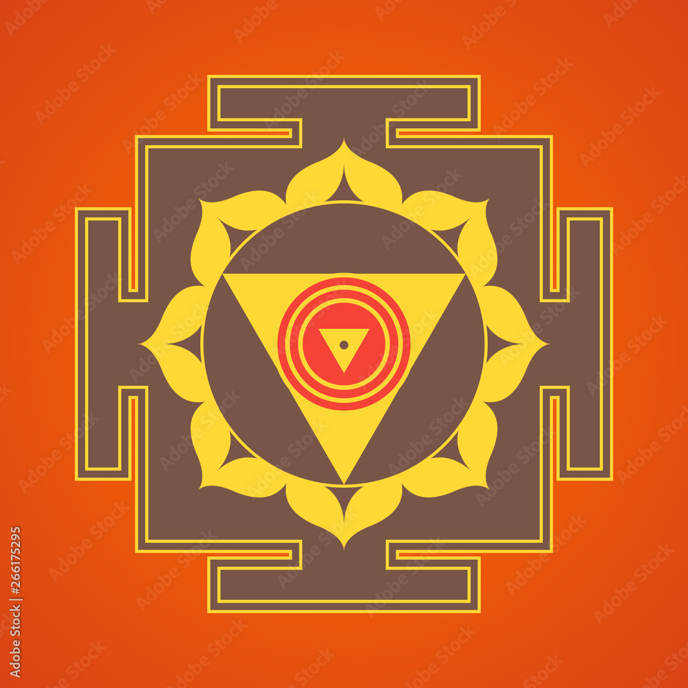 hinduism yantra sacred geometry mandala. Stock Vector | Adobe Stock