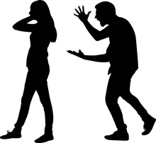Angry Woman Silhouette Free Stock Photo - Public Domain Pictures