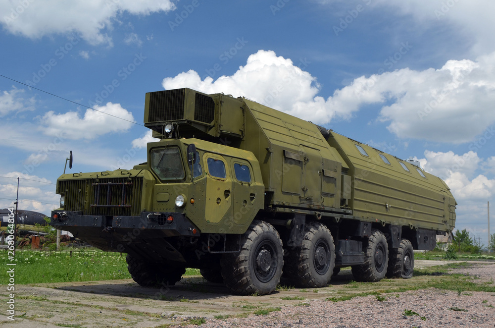 Starting and command vehicles of medium-range missile systems of Soviet ...