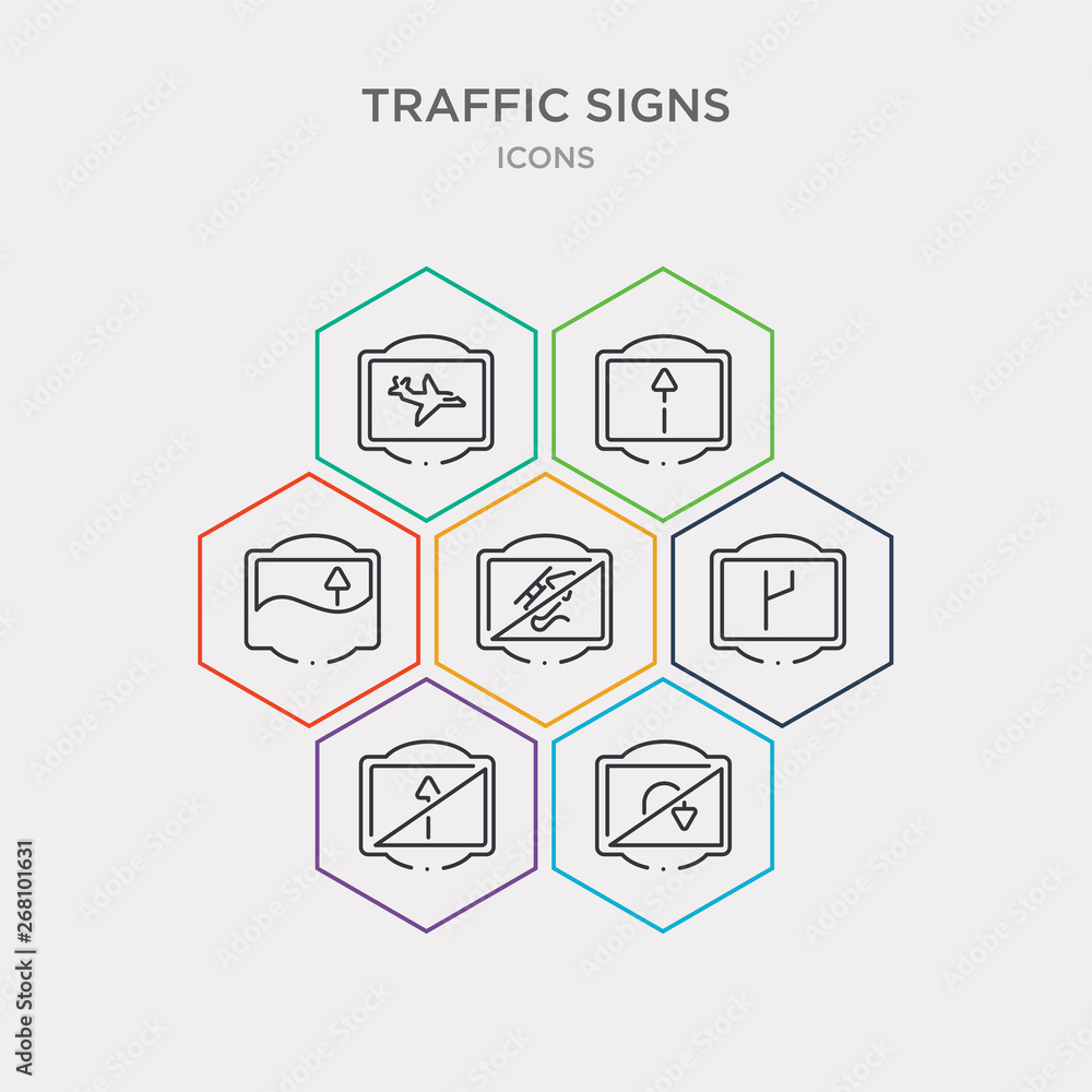 simple set of no turn right, no straight, crossroads, no fireworks icons, contains such as icons ...