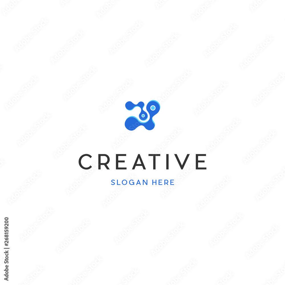 Cell Biology Creative Modern Logo Design Template, Biotech Logo Design ...