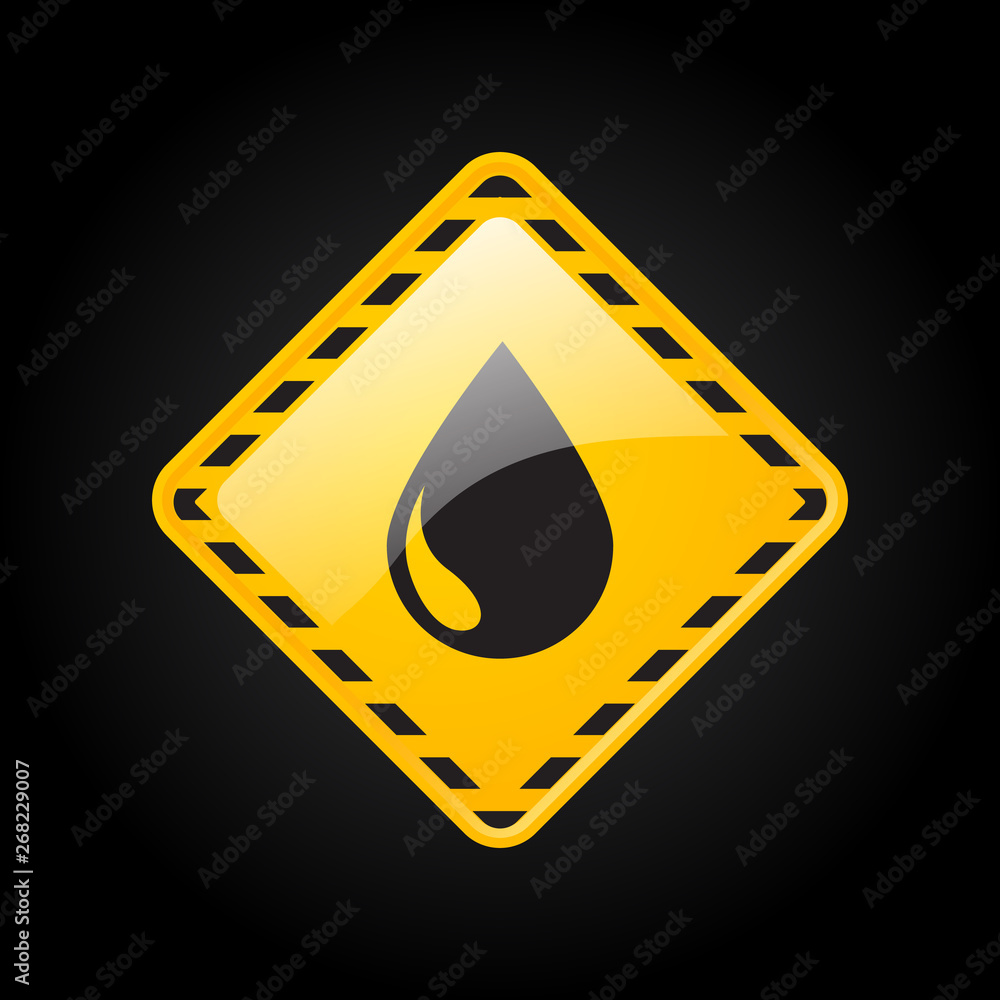 Oil drop icon. Petroleum sign. Fuel and gas icon. Energy industry ...