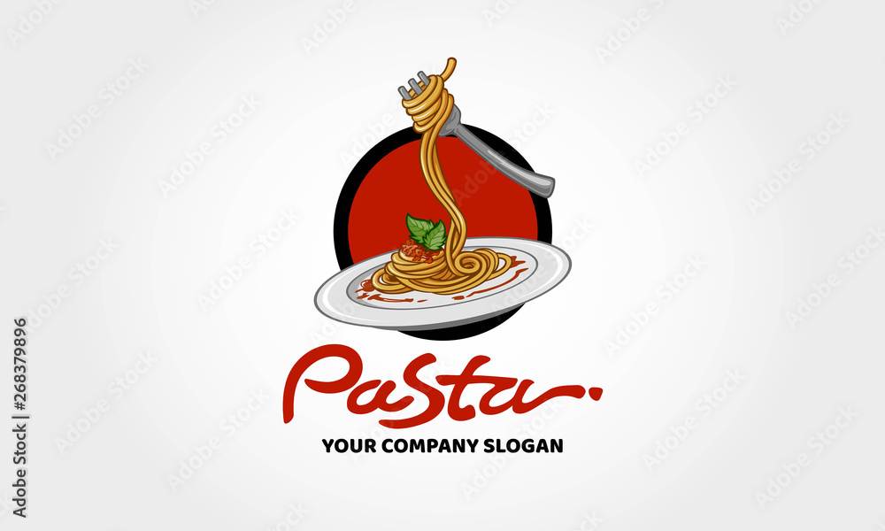 The Pasta Logo Illustration. An excellent logo template highly suitable ...