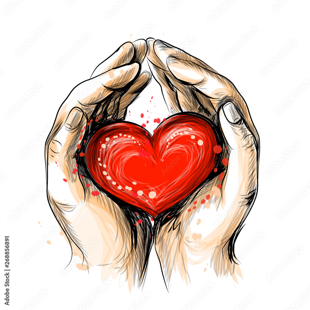 Heart Drawing Color