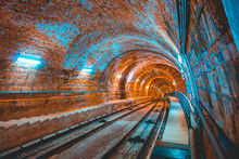 Orange Tunnel Free Stock Photo - Public Domain Pictures