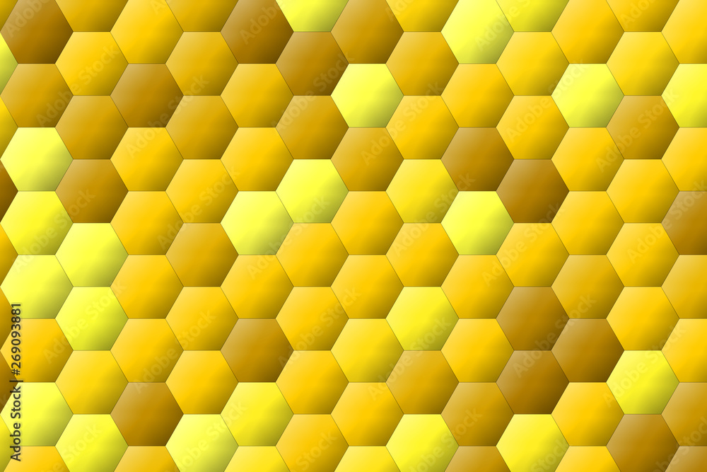 Abstract hexagon honeycomb background. Simple hexagonal illustration ...