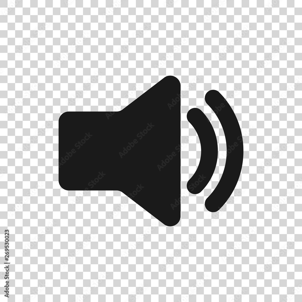 Grey Speaker volume icon - audio voice sound symbol, media music icon ... Grey Speaker volume icon - audio voice sound symbol, media music icon ...
