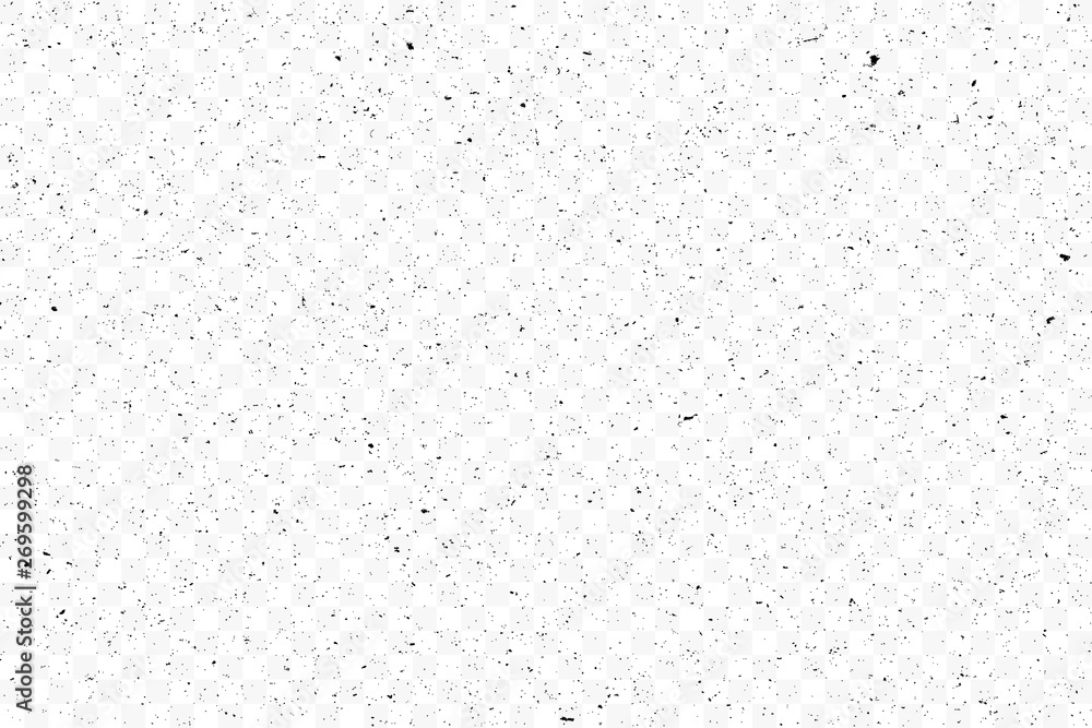 Old grunge black texture. Dark weathered overlay pattern sample on transparent background ...