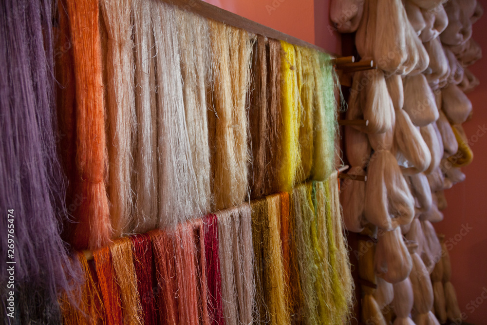 Museo de la Seda. Hermanas García Pérez. Pueblo El Paso. Isla La Palma ...