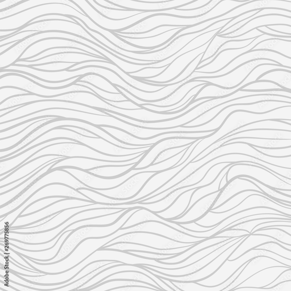 Wavy background. Hand drawn waves. Stripe texture with many lines ...